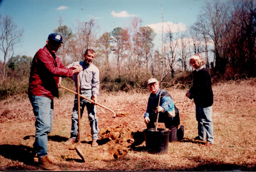 tree planting 1 | Clyde Shepherd Nature Preserve